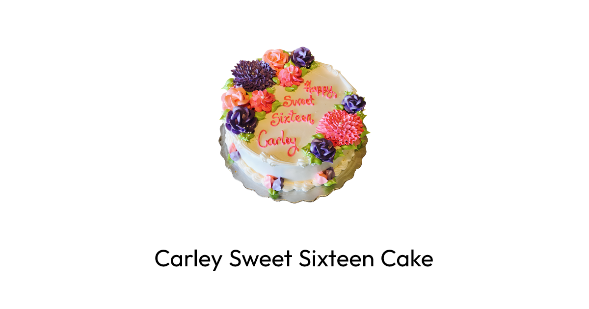 Carley Sweet Sixteen Cake | Rashmi's Bakery