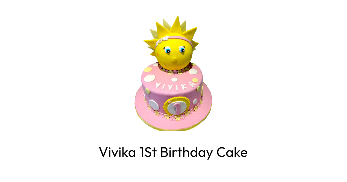 Vivika 1St Birthday Cake | Rashmi's Bakery