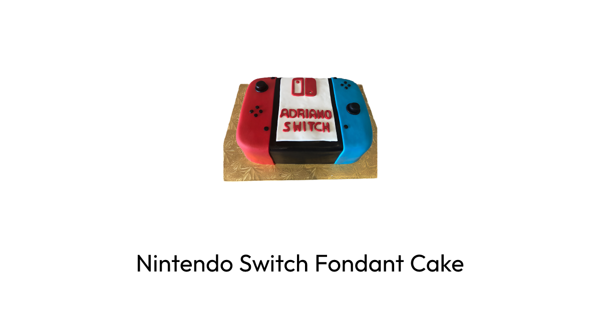 Nintendo Switch Fondant Cake | Rashmi's Bakery