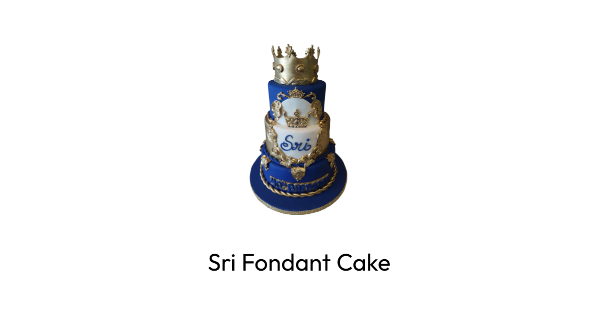 Sri Fondant Cake | Rashmi's Bakery