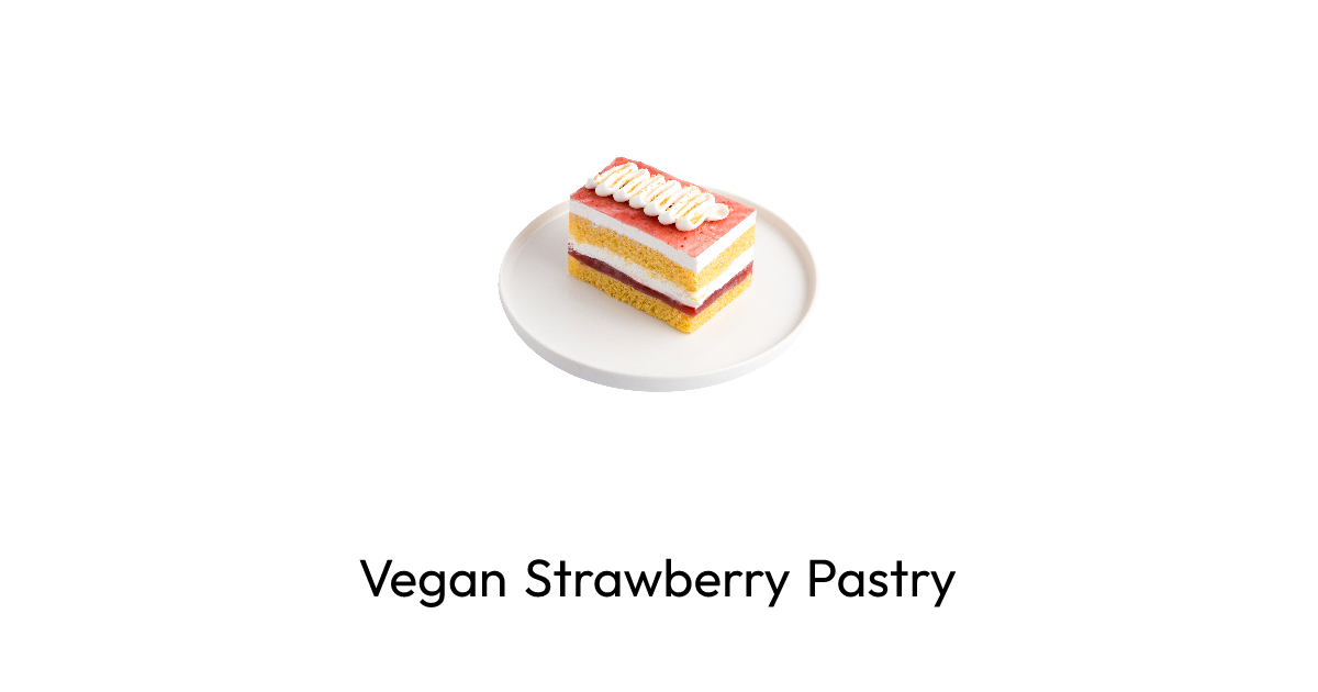 Vegan Strawberry Pastry | Rashmi's Bakery