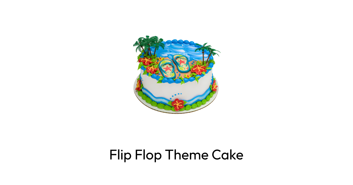 Flip Flop Theme Cake | Rashmi's Bakery