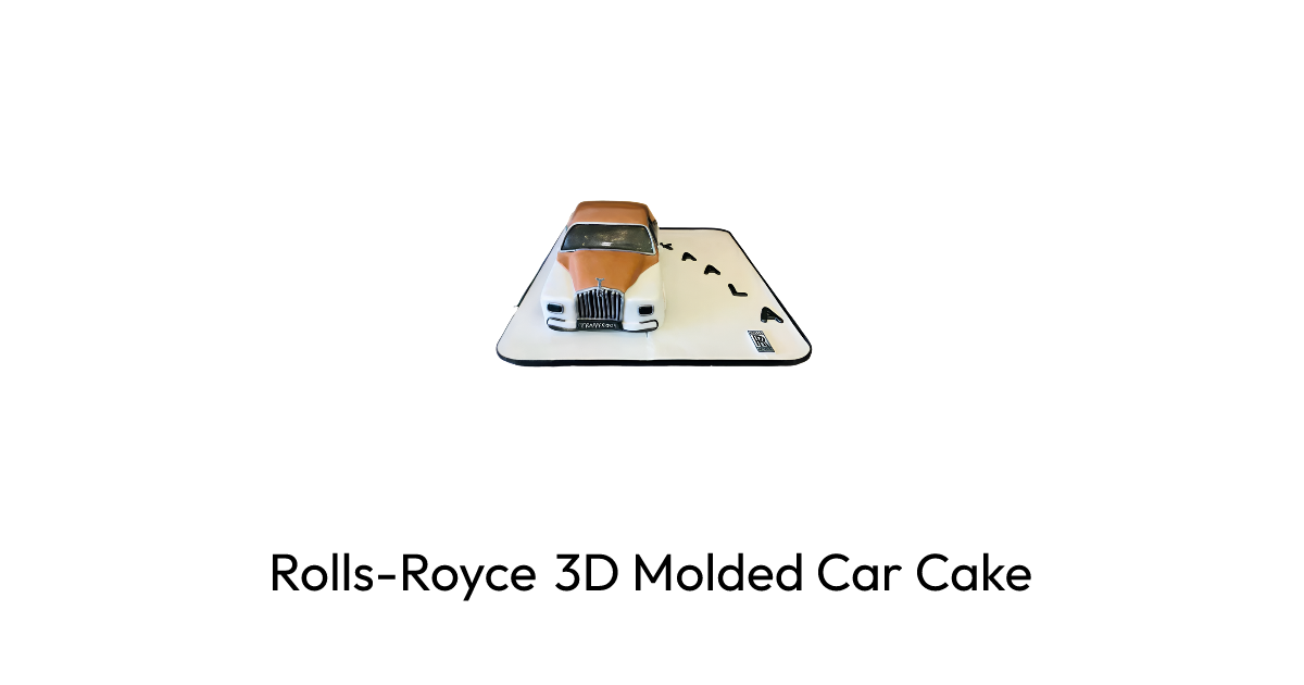 Rolls-Royce 3D Molded Car Cake | Rashmi's Bakery