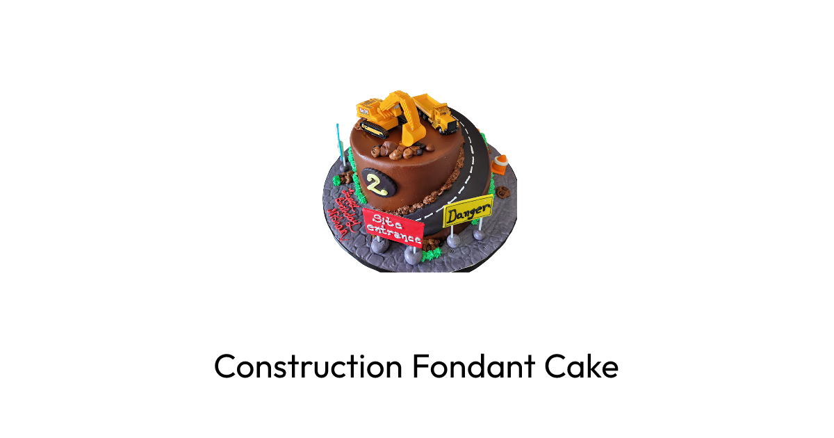 Construction Fondant Cake | Rashmi's Bakery