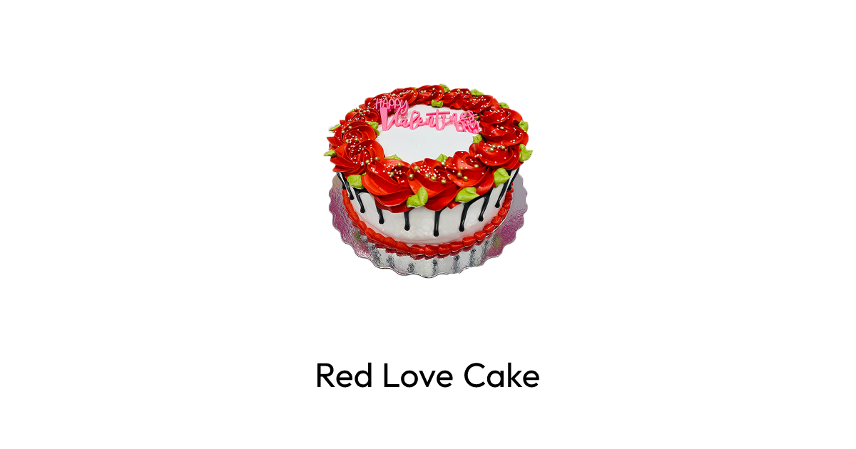 Red Love Cake | Rashmi's Bakery