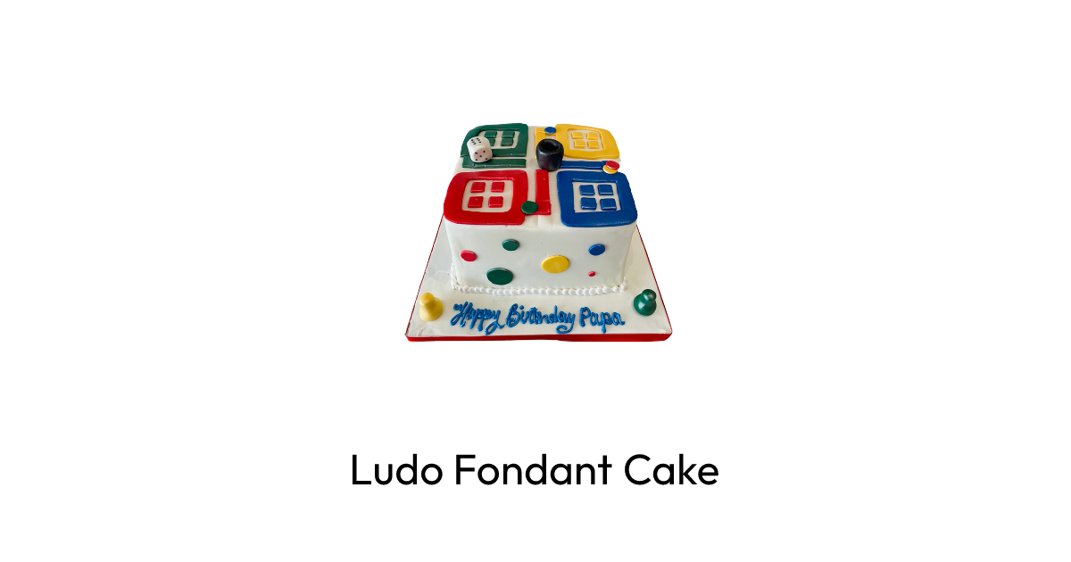 Ludo Fondant Cake | Rashmi's Bakery