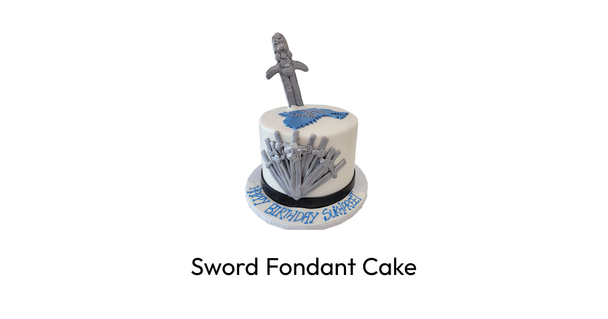 Sword Fondant Cake | Rashmi's Bakery