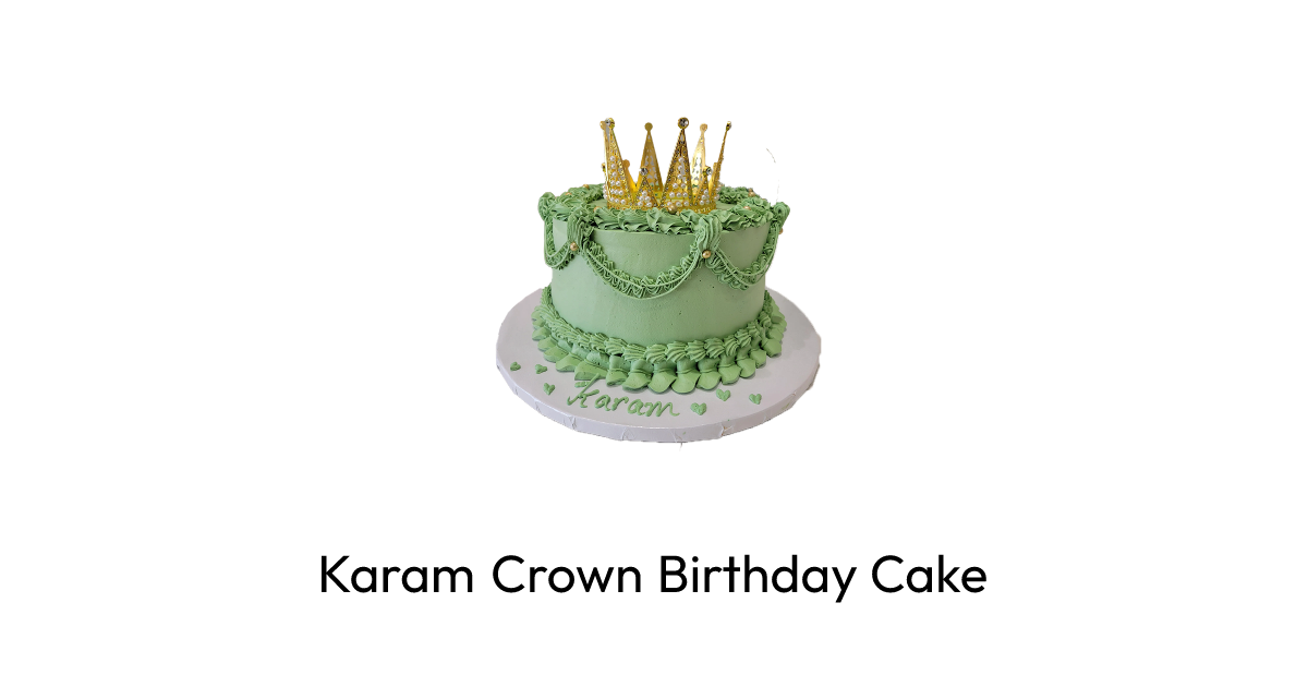 Karam Crown Birthday Cake | Rashmi's Bakery