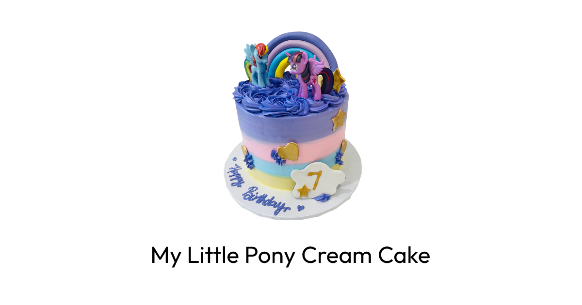 My Little Pony Cream Cake | Rashmi's Bakery