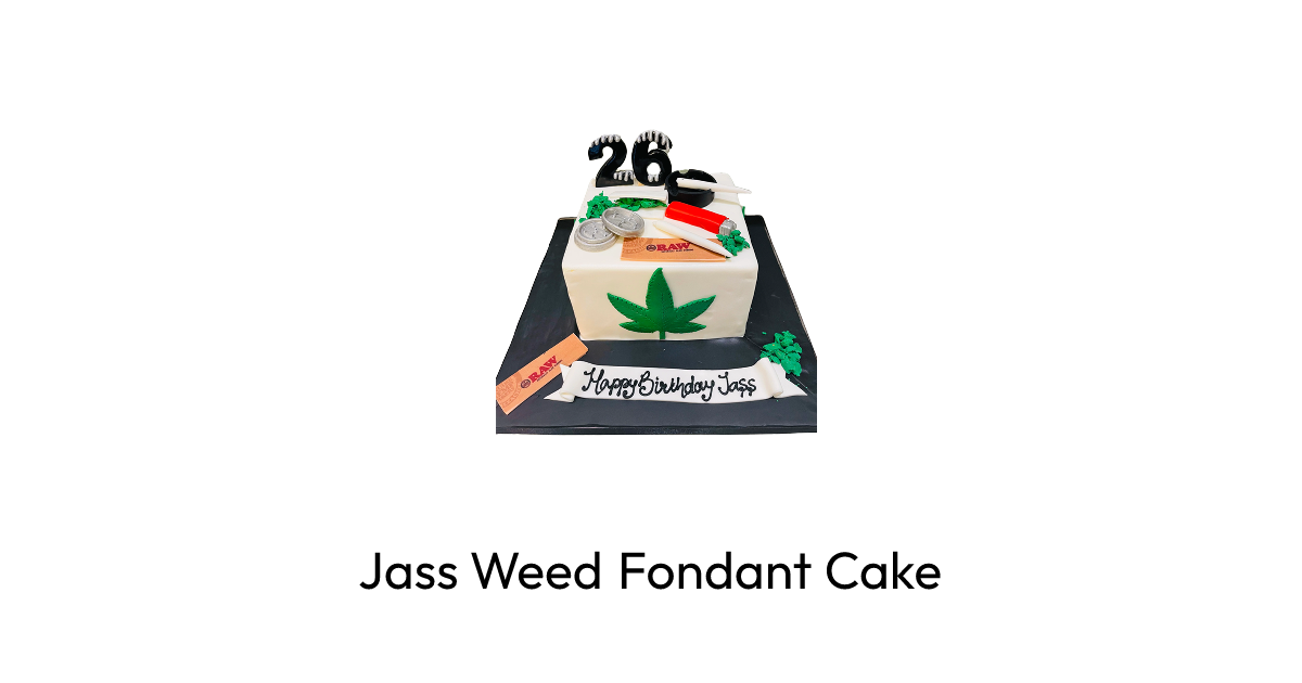 Jass Weed Fondant Cake | Rashmi's Bakery