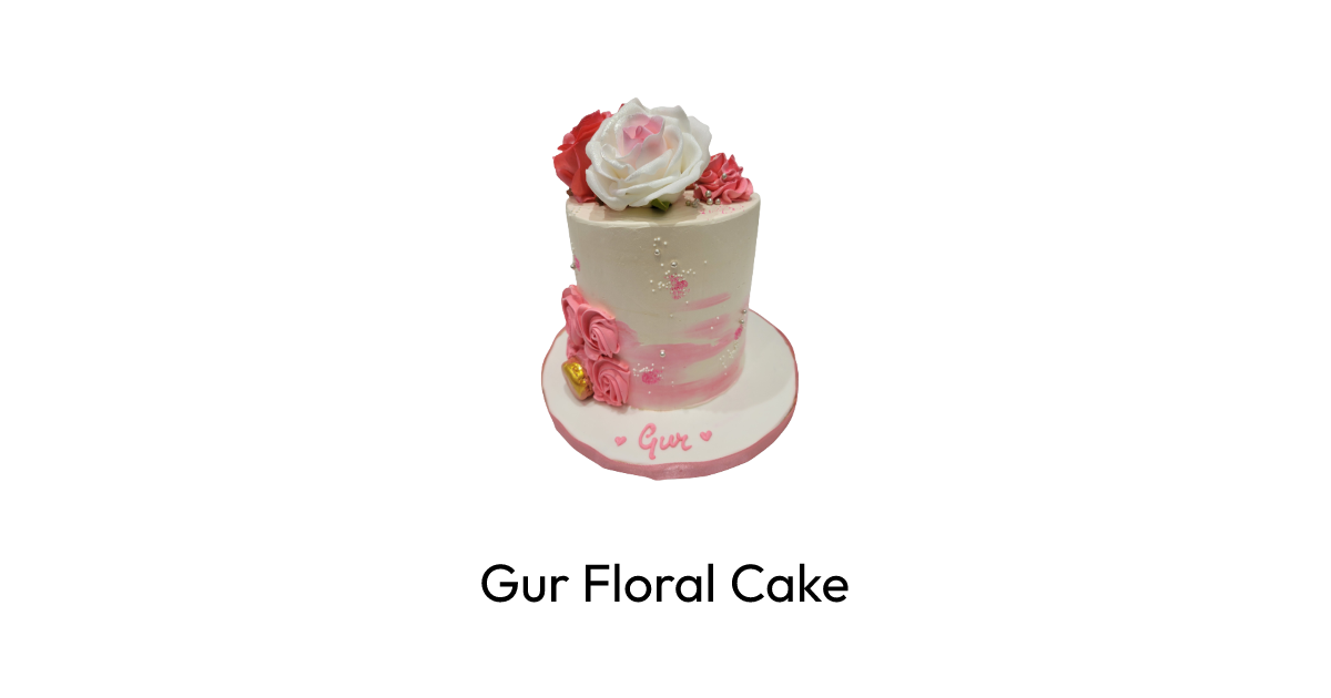 Gur Floral Cake | Rashmi's Bakery