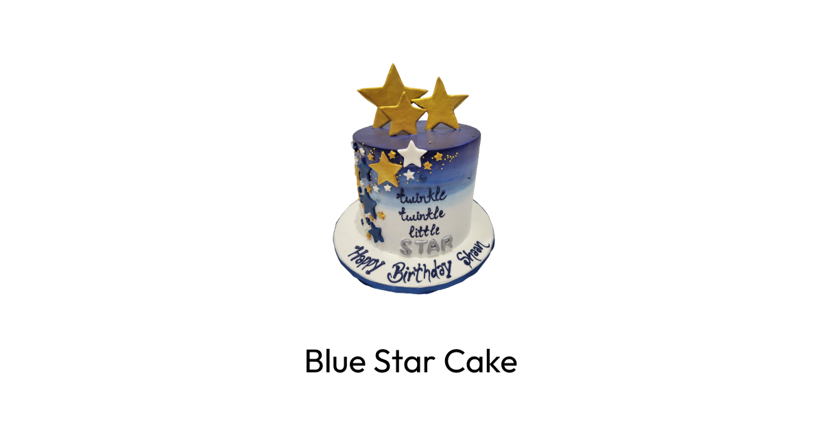 Blue Star Cake | Rashmi's Bakery