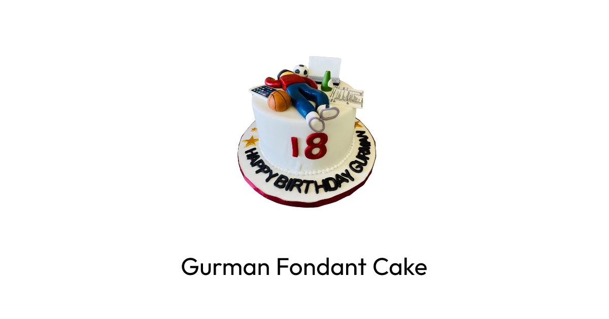 Gurman Fondant Cake | Rashmi's Bakery