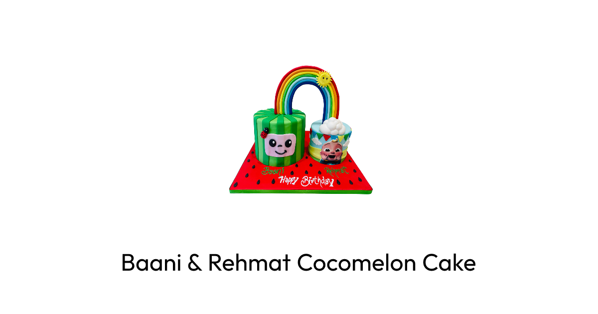 Baani & Rehmat Cocomelon Cake | Rashmi's Bakery