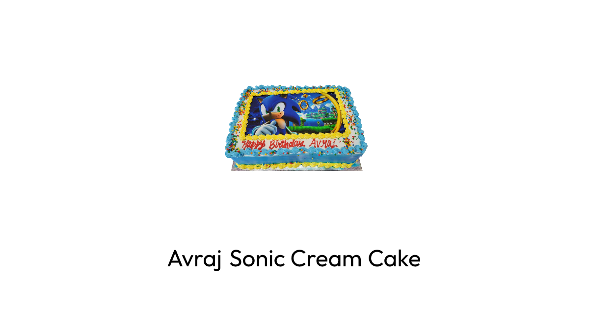 Avraj Sonic Cream Cake | Rashmi's Bakery