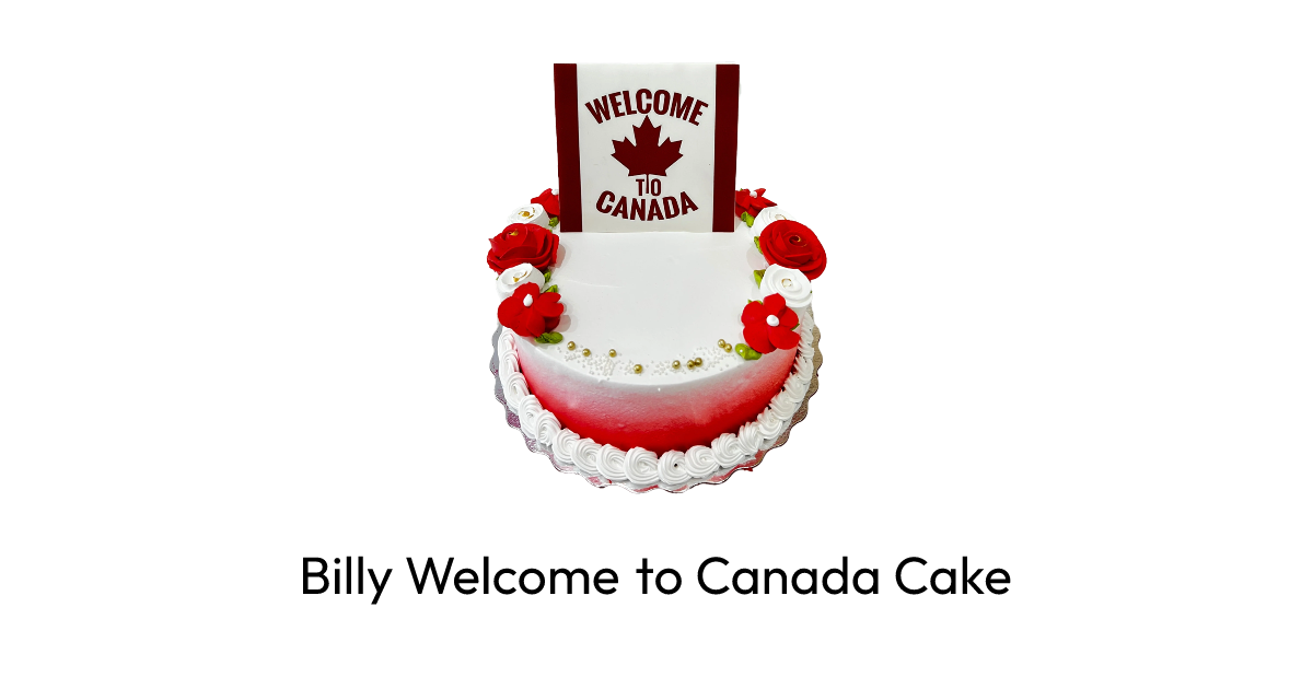 Billy Welcome to Canada Cake | Rashmi's Bakery