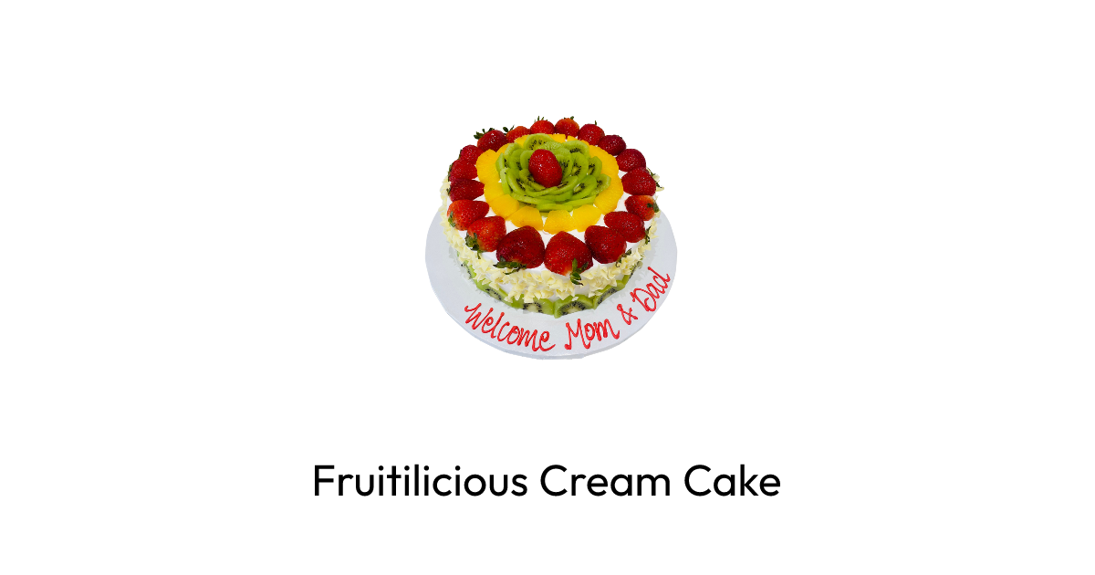Fruitilicious Cream Cake | Rashmi's Bakery