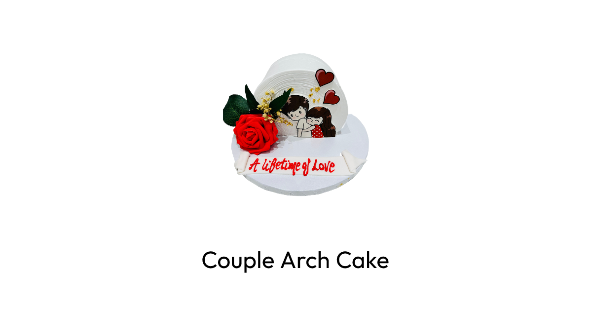 Couple Arch Cake | Rashmi's Bakery