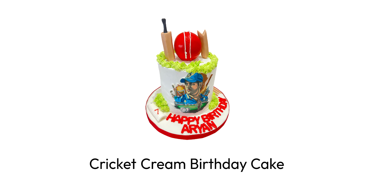 Cricket Cream Birthday Cake | Rashmi's Bakery