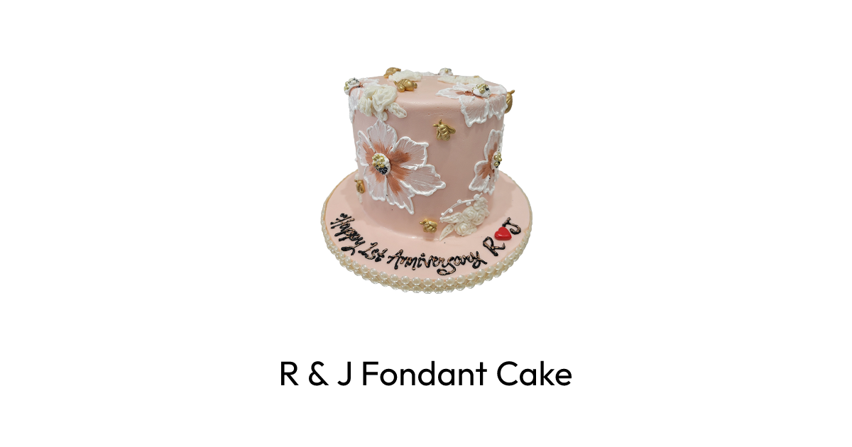 R & J Fondant Cake | Rashmi's Bakery