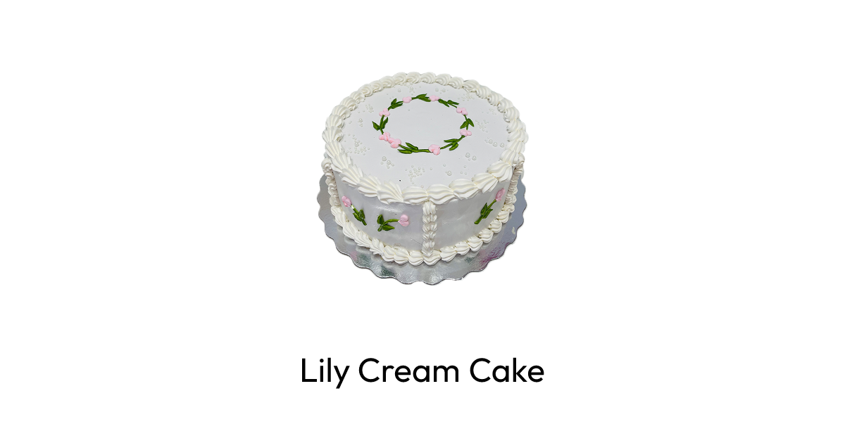 Lily Cream Cake | Rashmi's Bakery