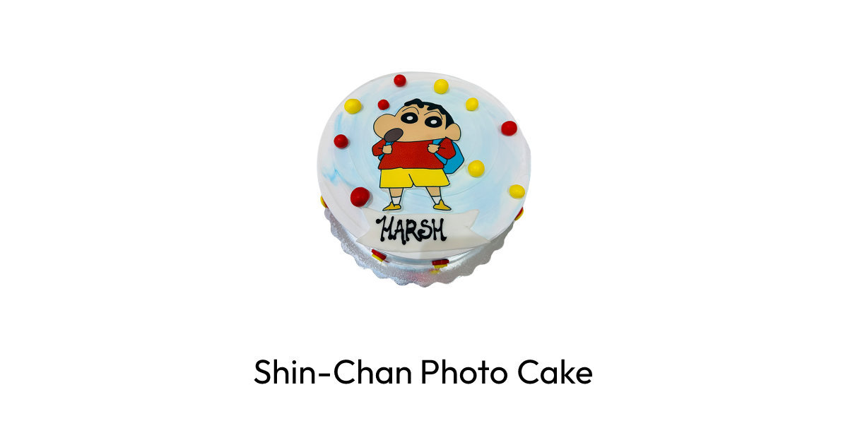 Shin-Chan Photo Cake | Rashmi's Bakery