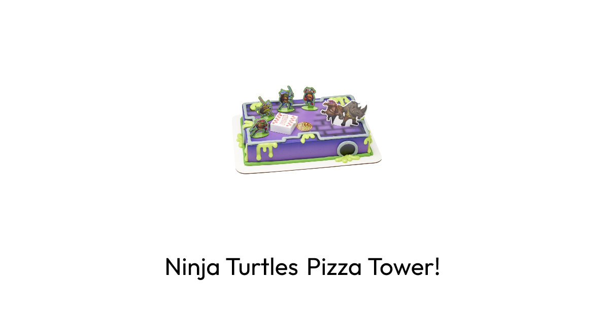 Ninja Turtles Pizza Tower! | Rashmi's Bakery