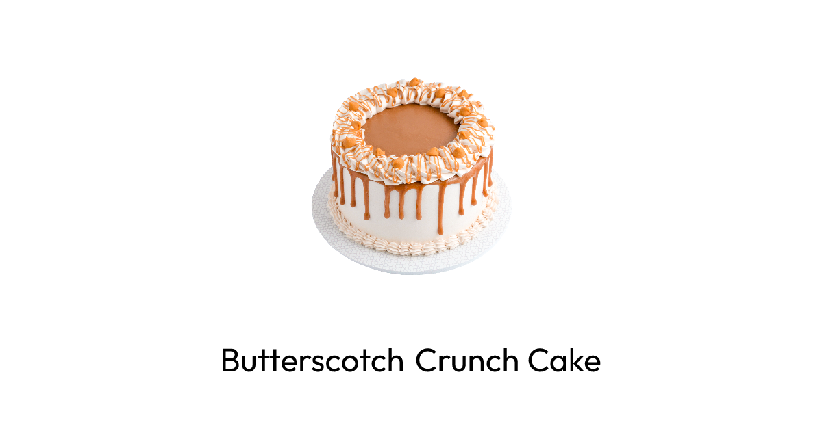 Butterscotch Crunch Cake | Rashmi's Bakery
