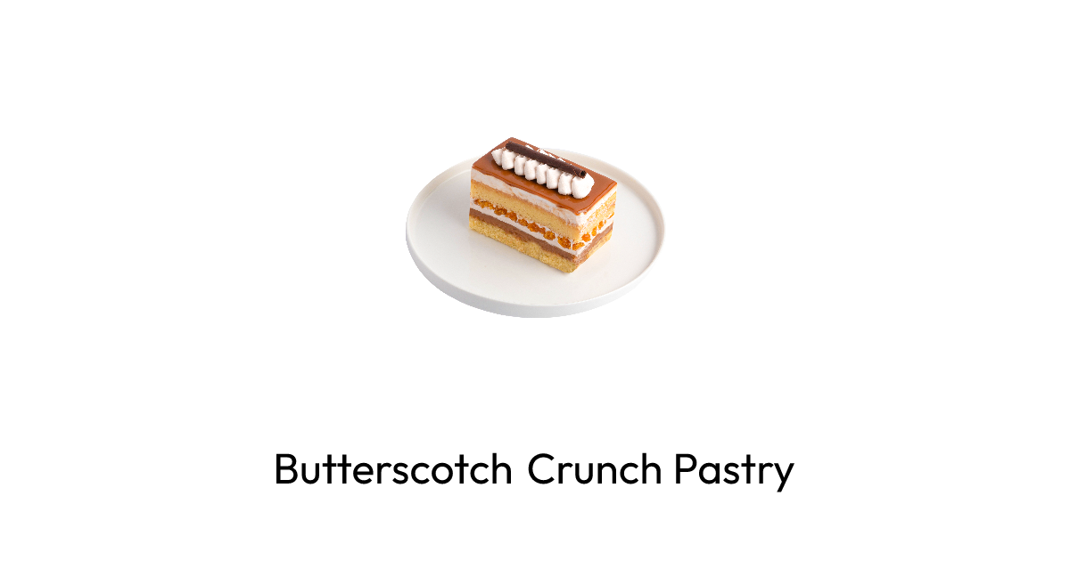 Butterscotch Crunch Pastry | Rashmi's Bakery