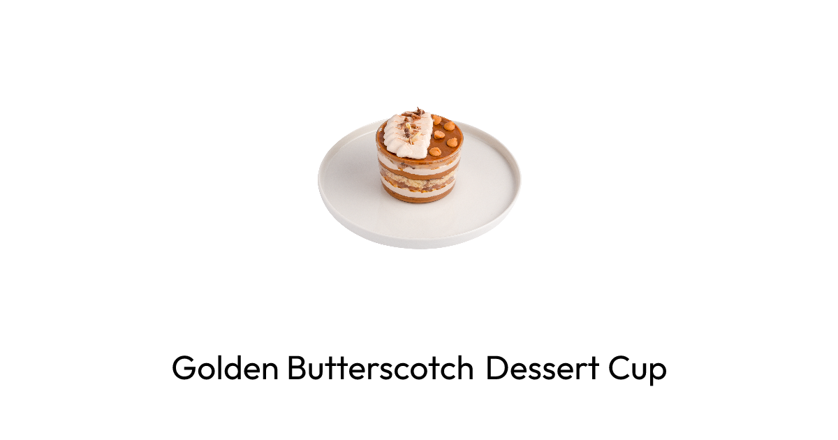 Golden Butterscotch Dessert Cup | Rashmi's Bakery