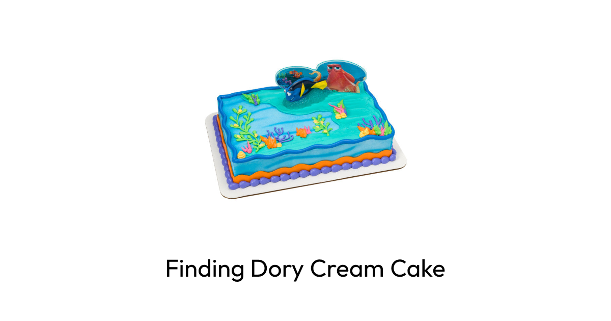 Finding Dory Cream Cake | Rashmi's Bakery