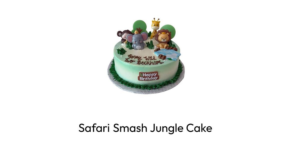 Safari Smash Jungle Cake | Rashmi's Bakery
