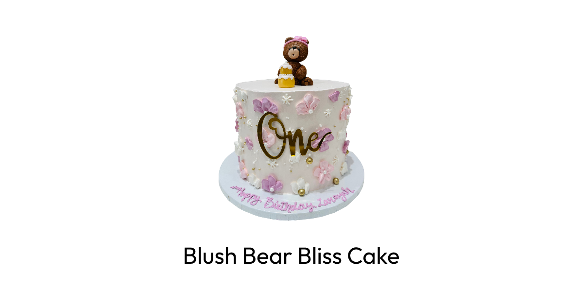 Blush Bear Bliss Cake | Rashmi's Bakery