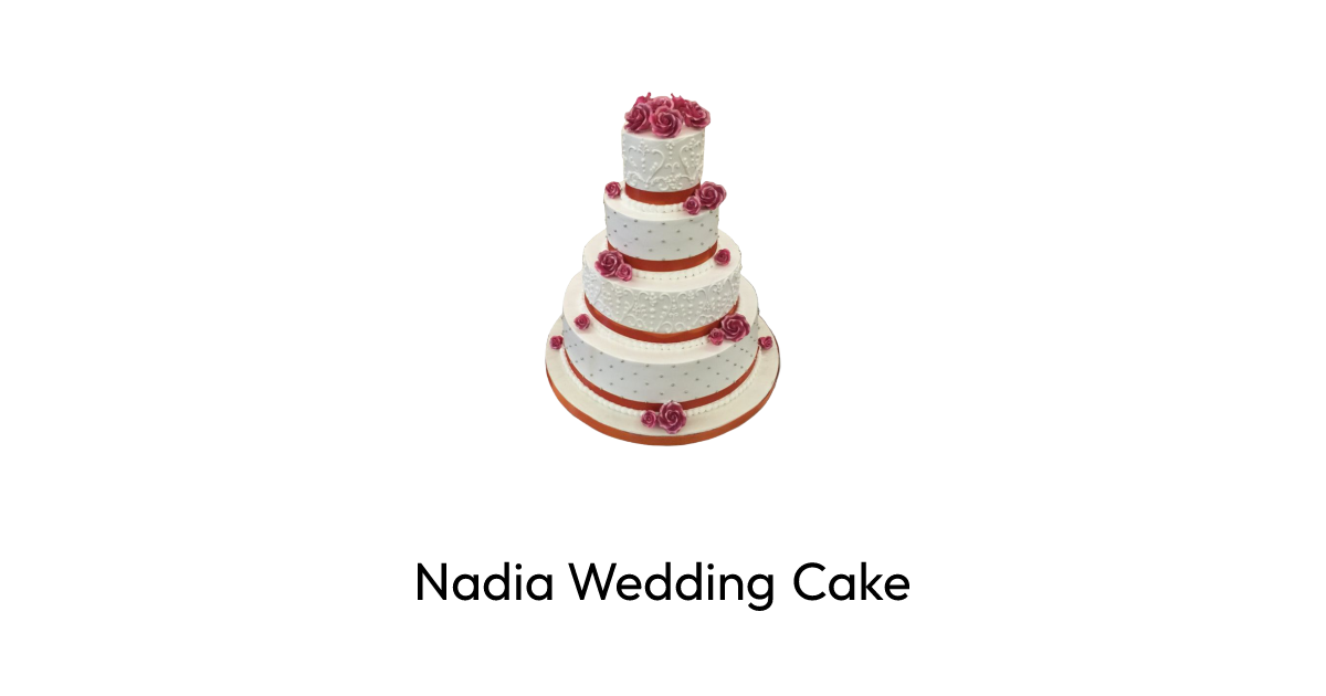 Nadia Wedding Cake | Rashmi's Bakery