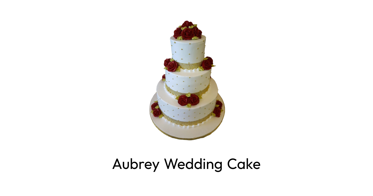 Aubrey Wedding Cake | Rashmi's Bakery